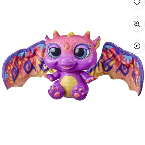 Hasbro | Toys | Furreal Moodwings Baby Dragon Interactive Pet Toy 5 ...